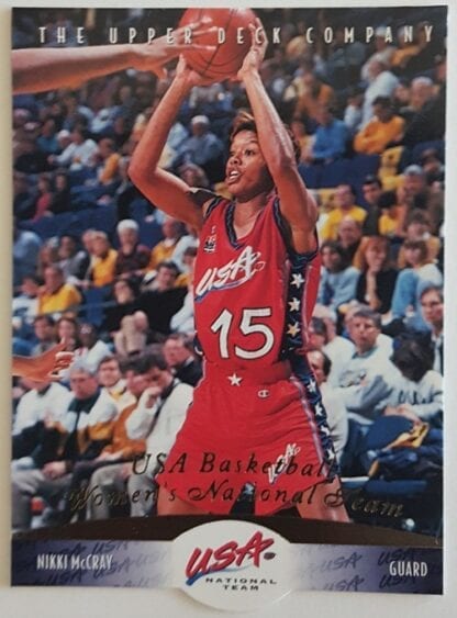 Nikki McCray Upper Deck 1996 WNBA card #67 U.S.A Olympic Team